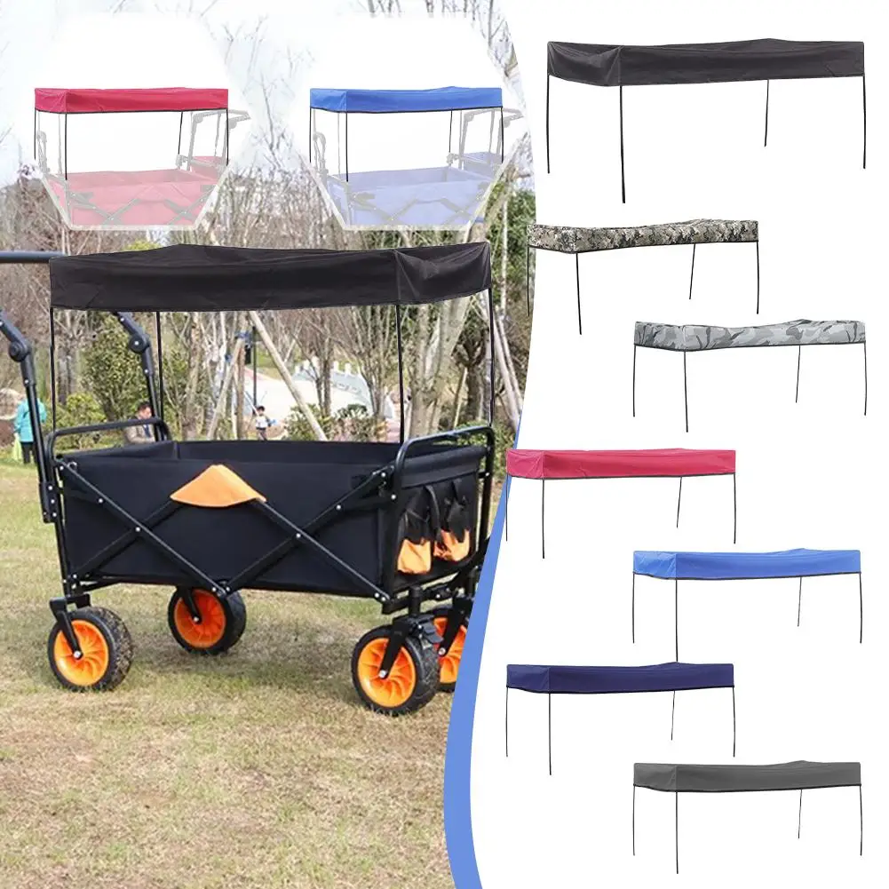 Trolley-Trailer-Roof-Portable-Outdoor-Cargo-Handling-Shopping-Hand ...