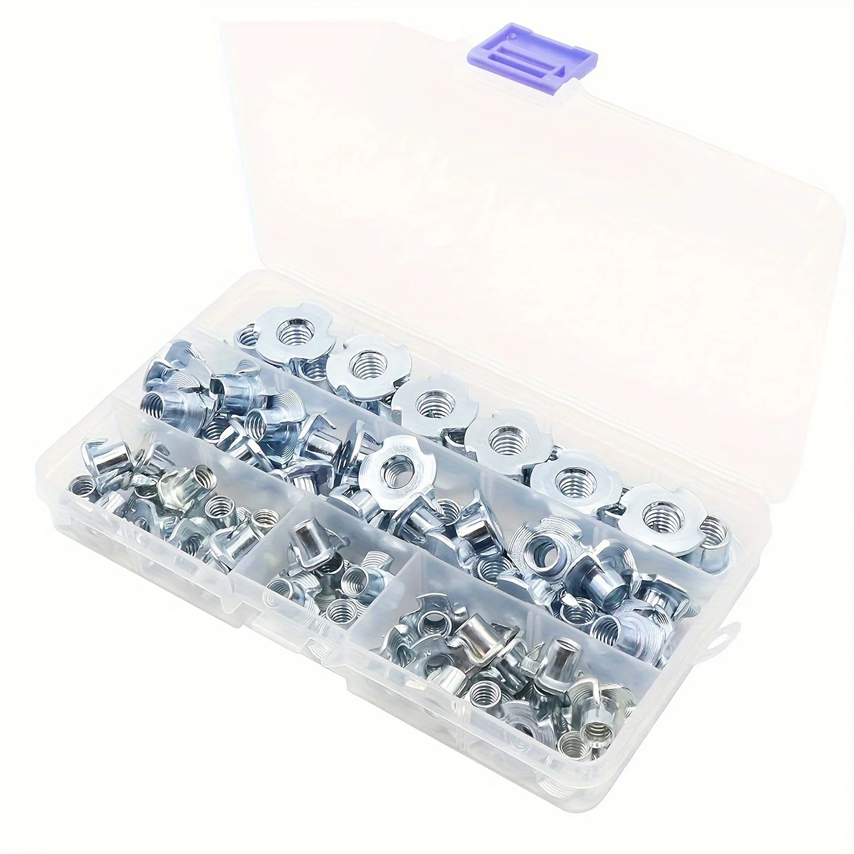 Tuercas-en-T-de-75-piezas-Kit-surtido-de-cuatro-garras-acero-al-carbono ...