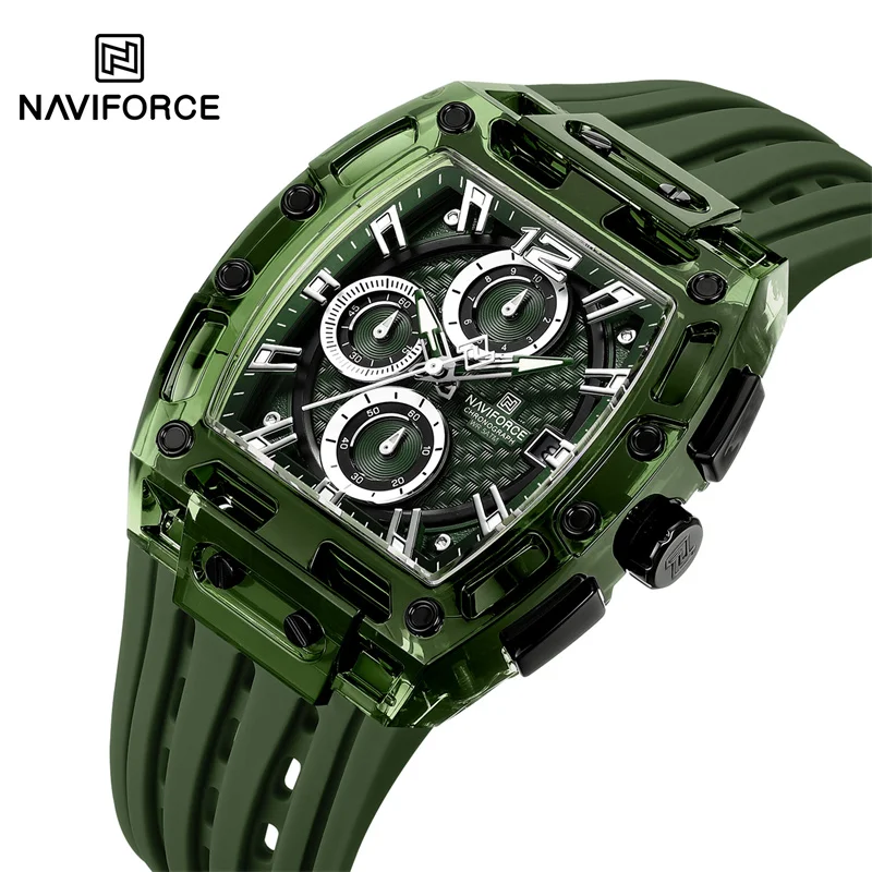 NAVIFORCE 2025 New Original Men Watches 5ATM Waterproof Sport Quartz ...