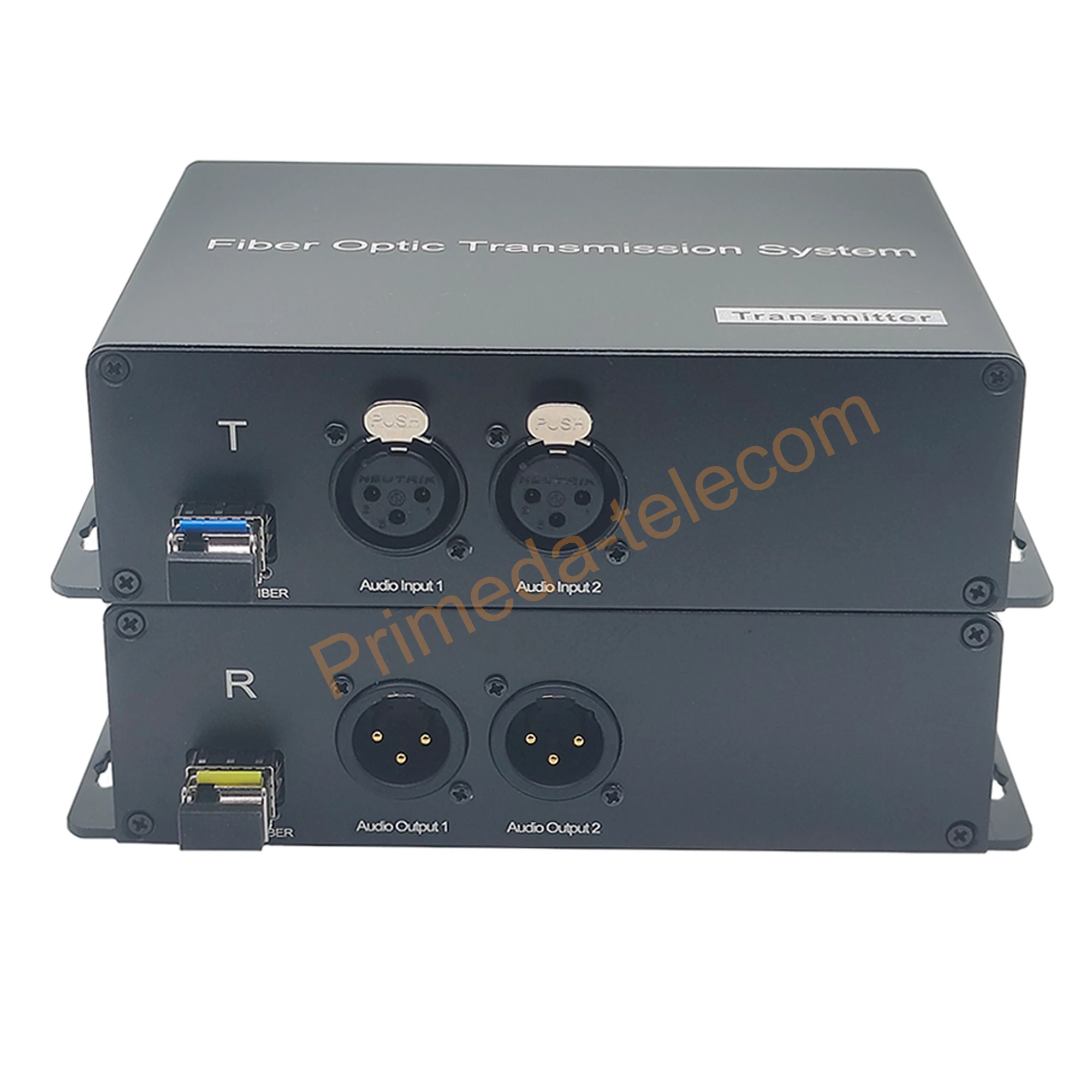 2-Port-XLR-Audio-Fiber-Converter-Broadcast-grade-Balanced-3-Pin-XLR ...
