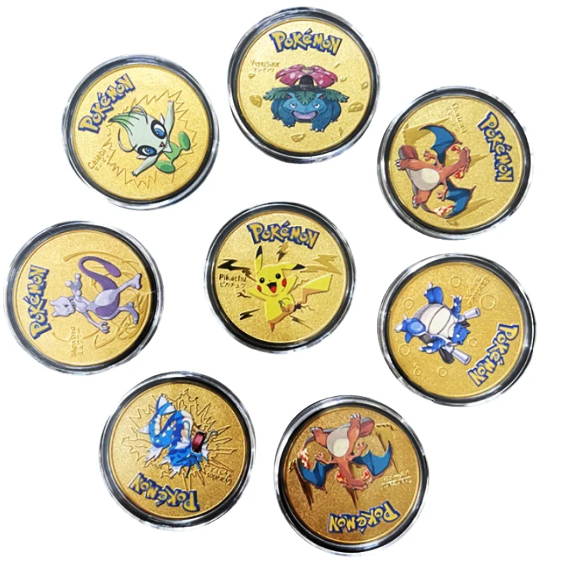 New-Baokemeng-Commemorative-Coin-Pokemon-Cartoon-Spirit-Pikachu-Coin ...