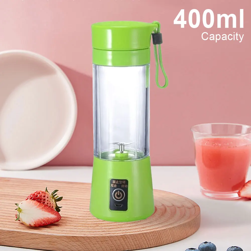400ml-Mini-Blender-Bottle-with-6-Blades-Smoothie-Milkshake-Maker ...