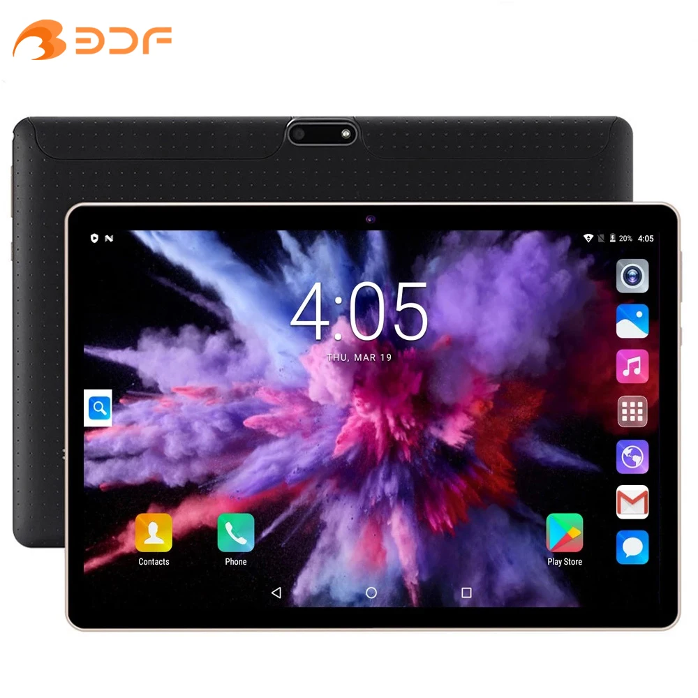 New 10.1 Inch Android 9.0 Google Tablet Pc Quad Core 3g Network Dual ...