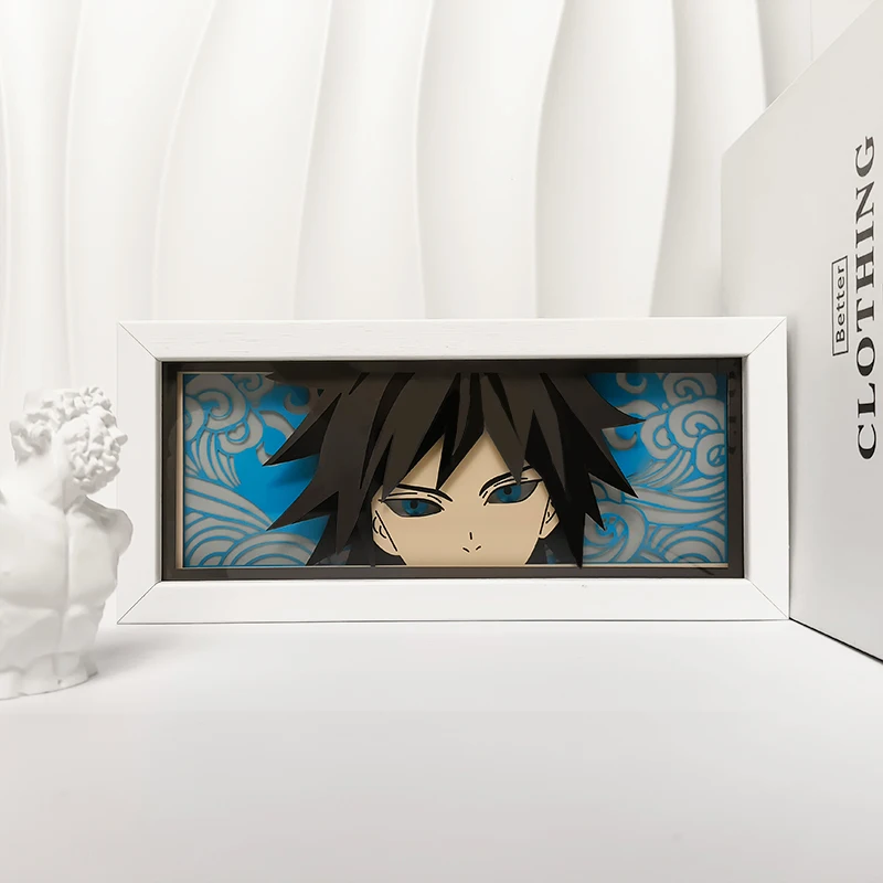 Anime-Paper-Cut-Shadow-Box-Light-Remote-control-model-multiple-colors ...
