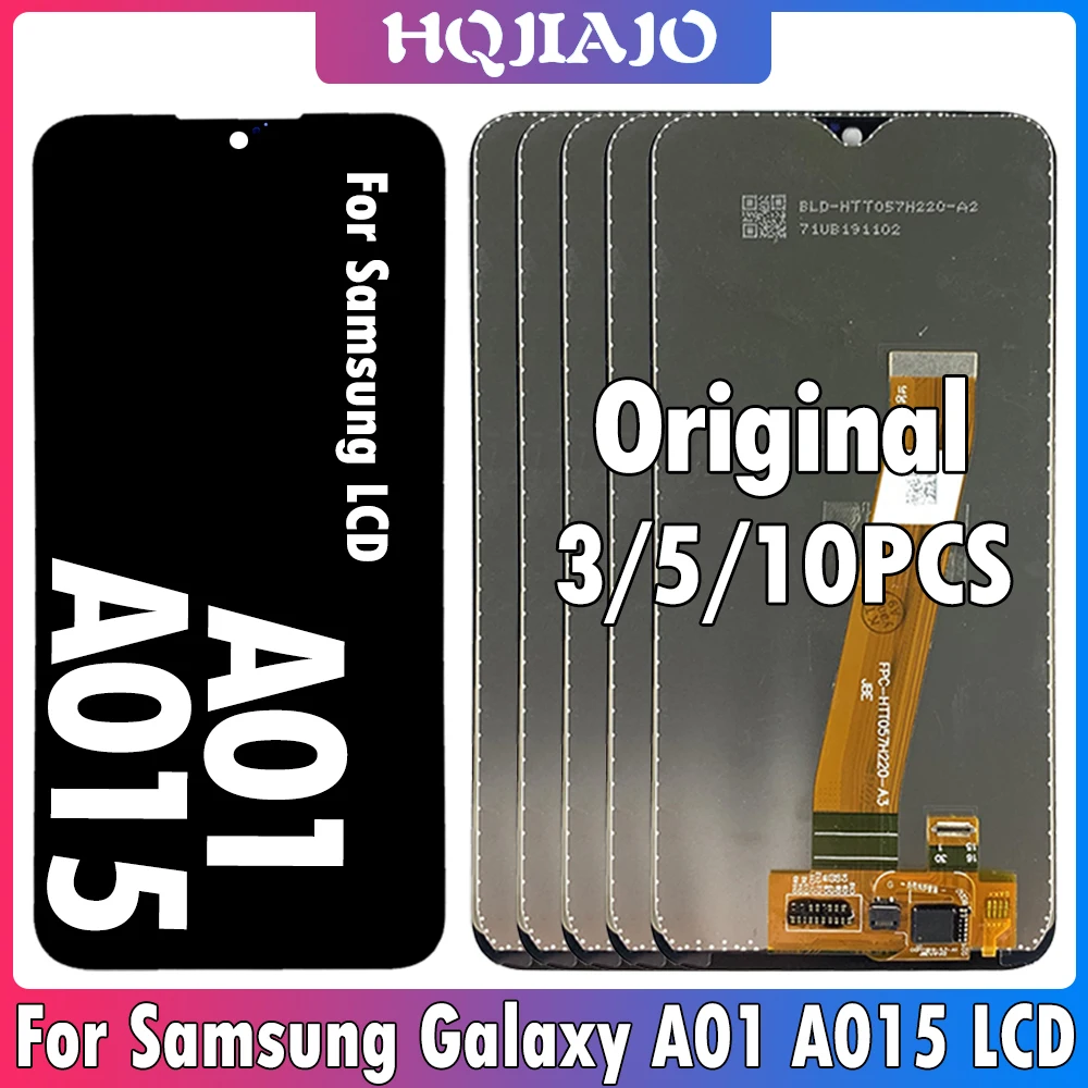 3/5/10PCS Original For Samsung Galaxy A01 A015 LCD A015F A015G A015DS ...