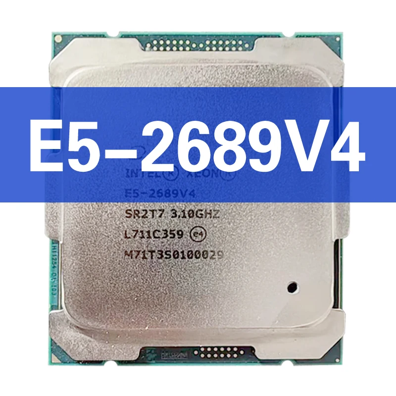E5 2689V4 정품 인텔 제온 E5 2689V4, 10 코어 25MB 스마트캐시 E5 2689 V4, GA2011 3 ...
