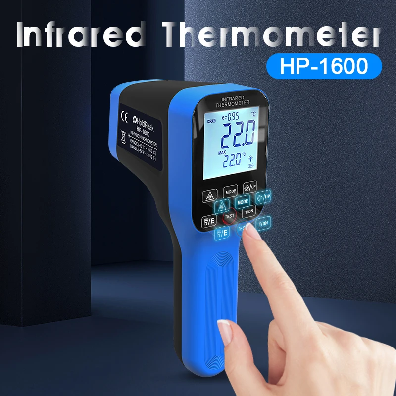 HP-1600 Non-contact infrared thermometer difficult to reach without ...