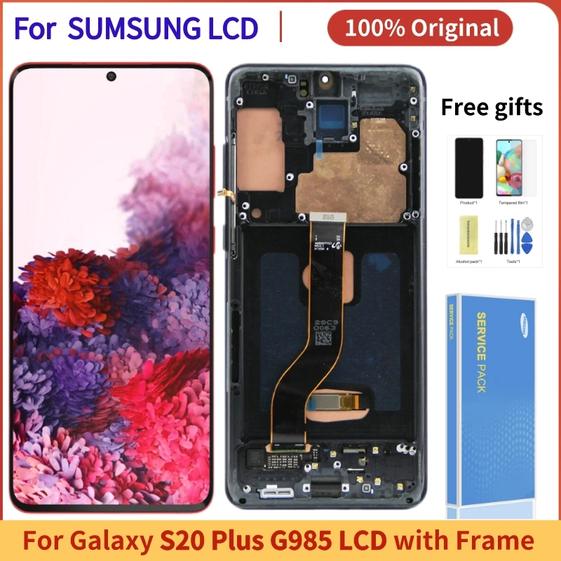 ORIGINAL AMOLED For Samsung Galaxy S20 Plus LCD Display with Frame For ...