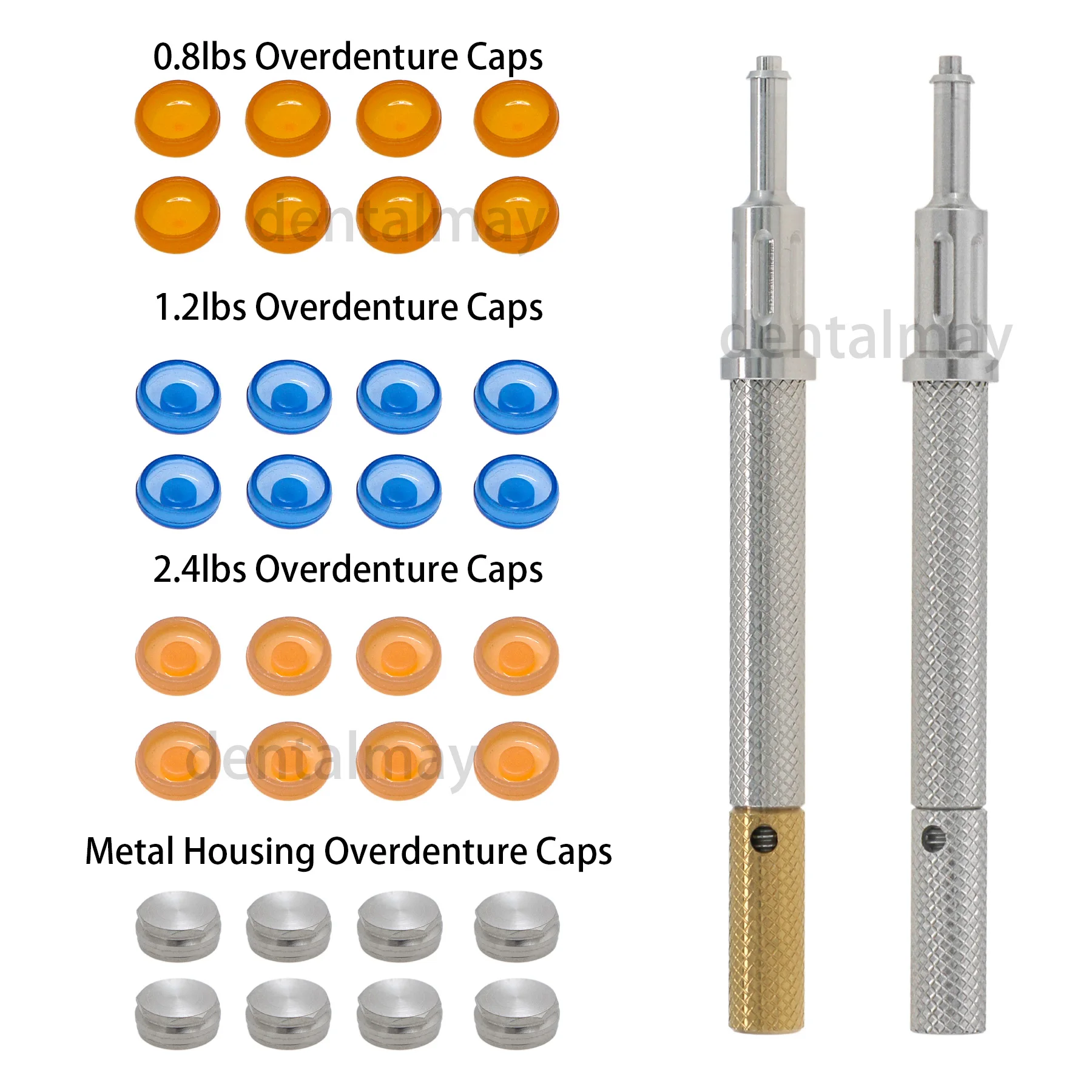 Dental-Implant-Strong-Retentive-Caps-Overdenture-Metal-Housing ...