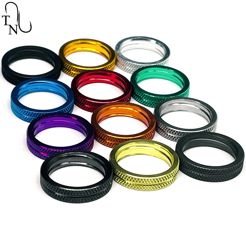 TN41 5PCS Reel Seat nut trim ring Fishing rod winding check Component ...