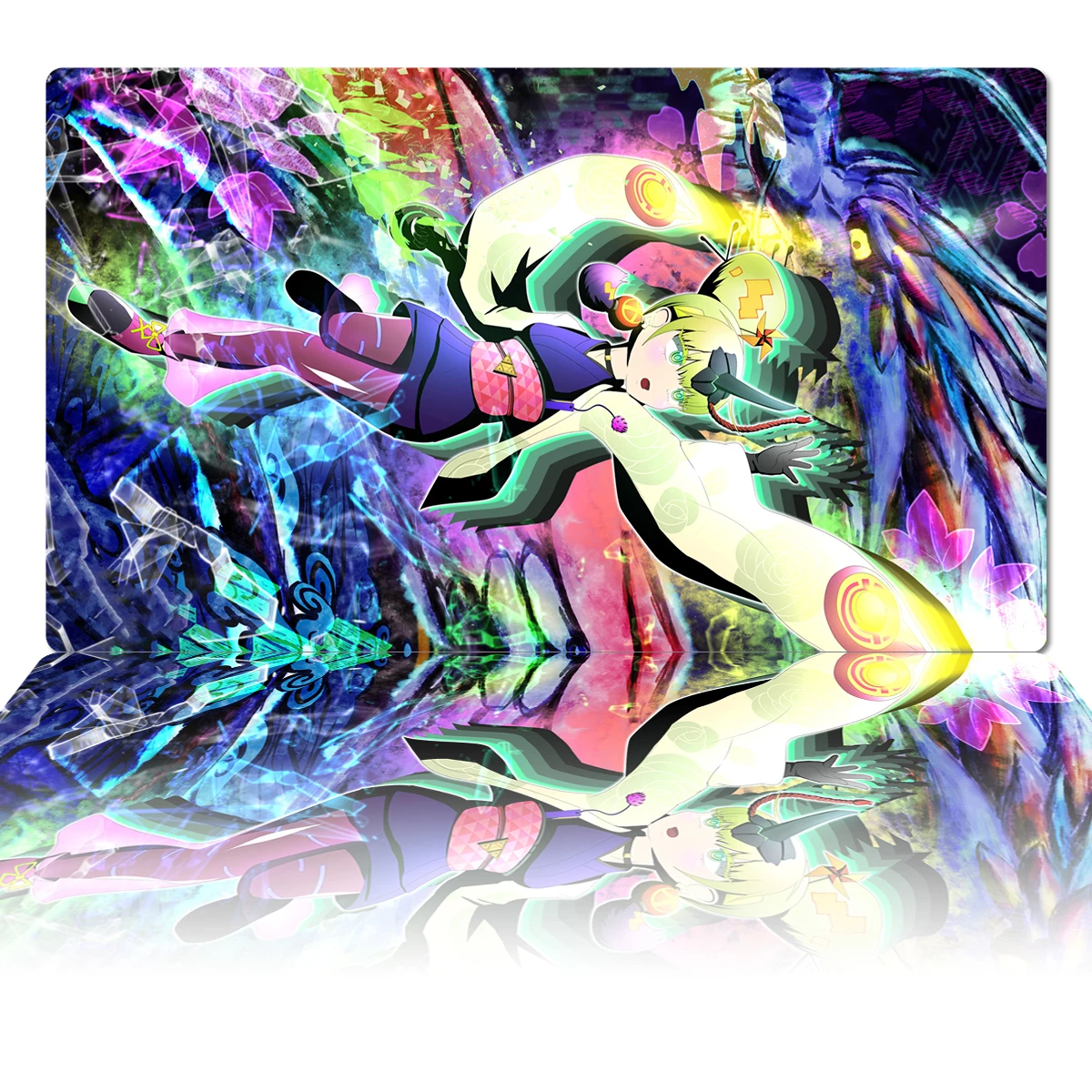 YuGiOh 플레이매트 Noh P.U.N.K Deer Note TCG CCG 보드 게임 트레이딩 카드 게임 매트, 애니메이션 ...