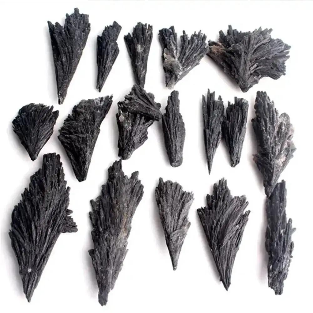 Pluma-de-turmalina-negra-Natural-Mineral-de-energ-a-spera-piedra ...