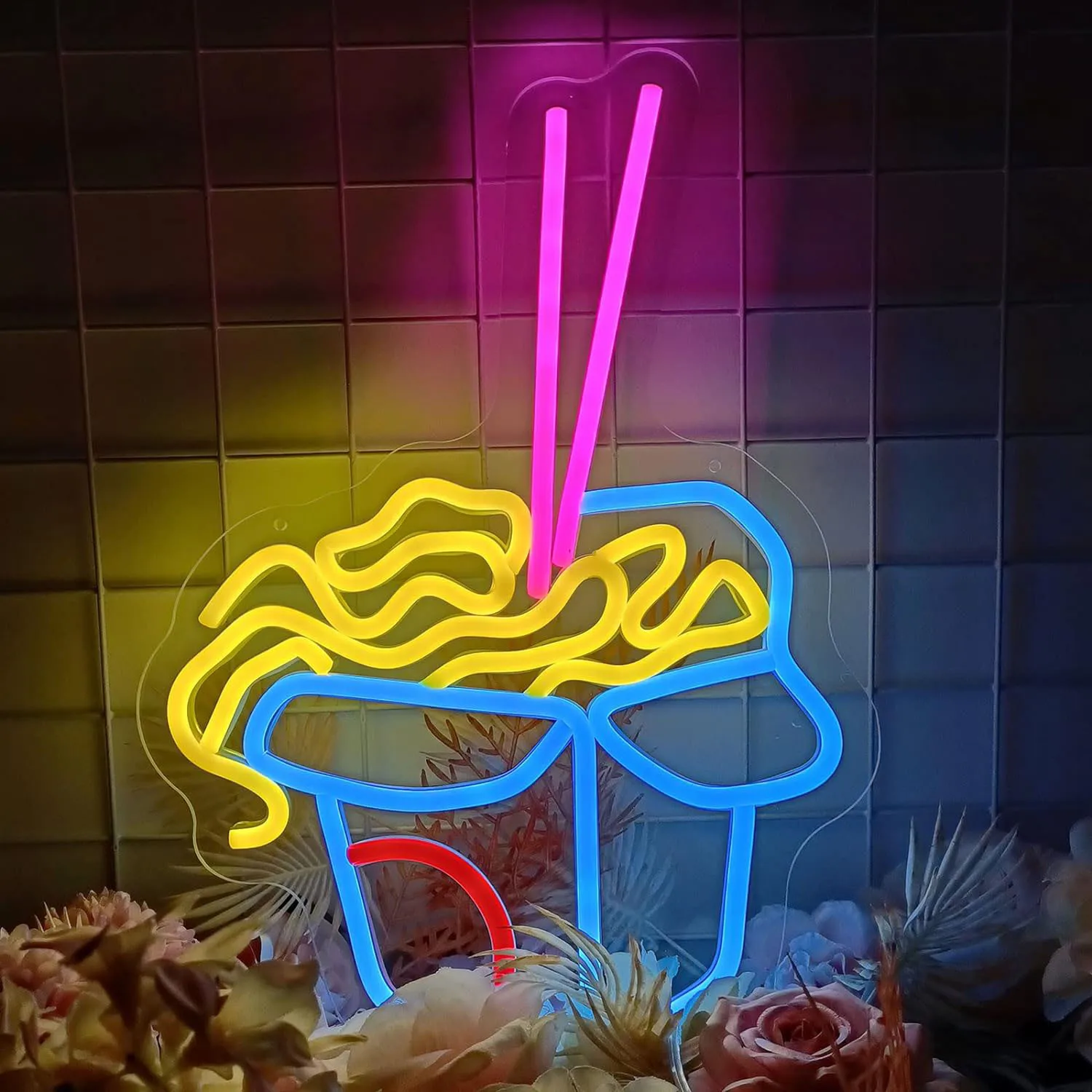 LED-Mini-Animation-Pot-in-Box-Neon-Kawaii-Aesthetic-Chinese-Noodle-Sign ...