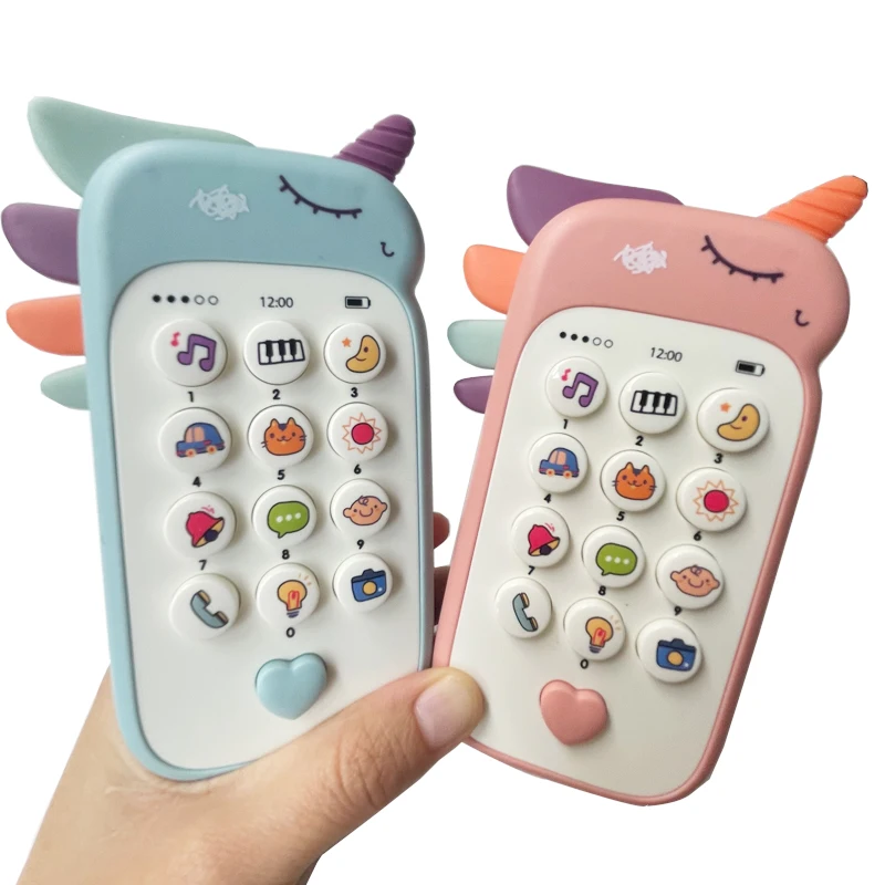 Baby-Phone-Toy-Music-Sound-Telephone-Sleeping-Toys-with-Teether ...