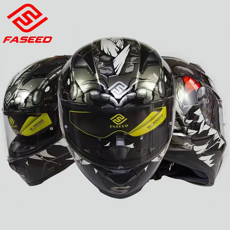 FASEED 817 Motorcycle Helmet Review: Is This Double-Lens Full-Face ...