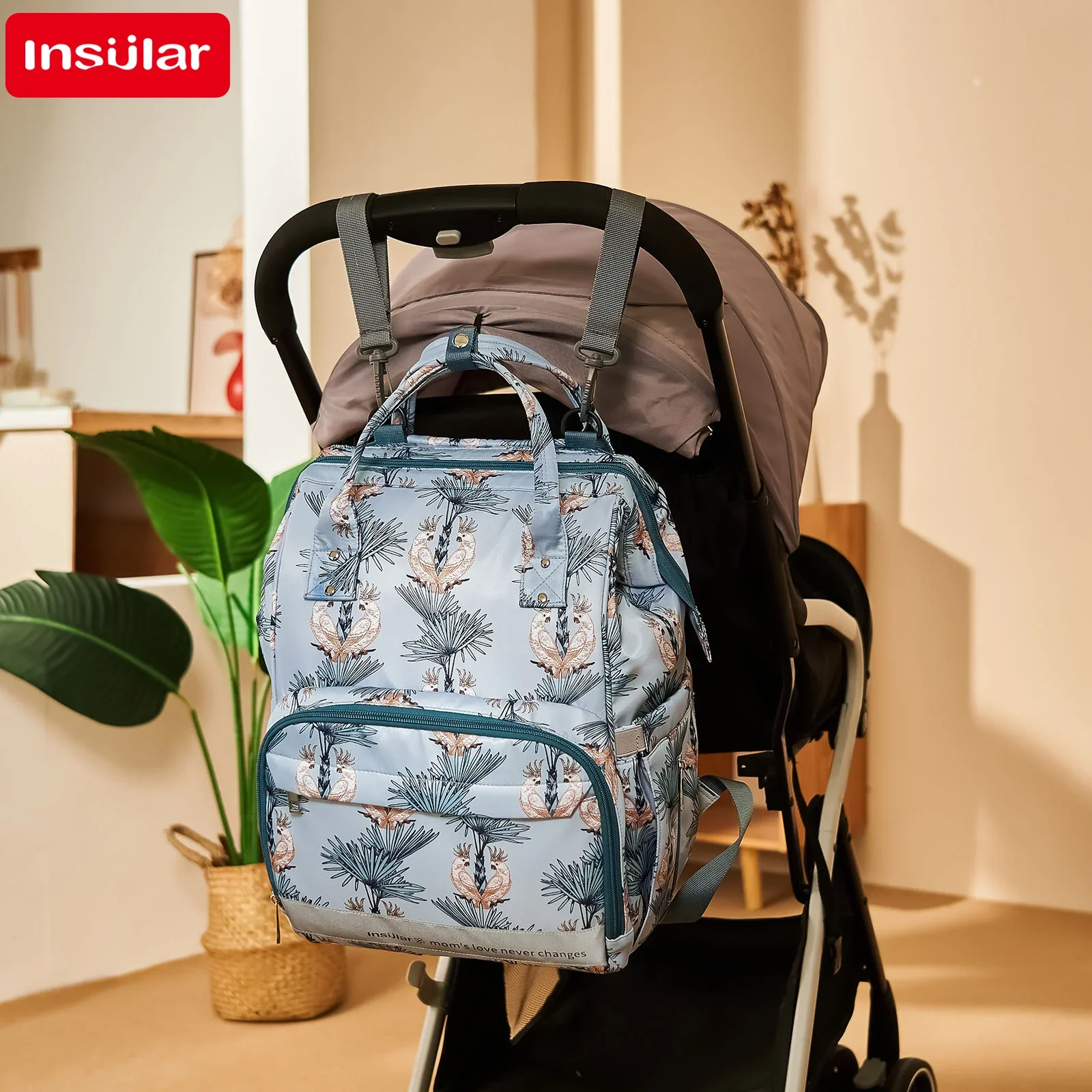 Cartoon-Printed-Mommy-Diaper-Bags-Lightweight-Portable-Women-s-Backpack ...