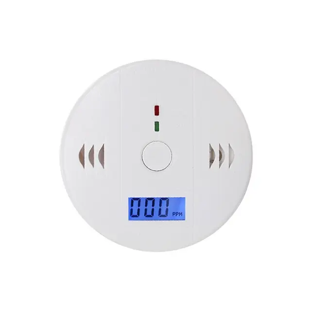 Carbon Monoxide Alarm Co Detector LCD Display Alarm Home Wireless Toxic ...