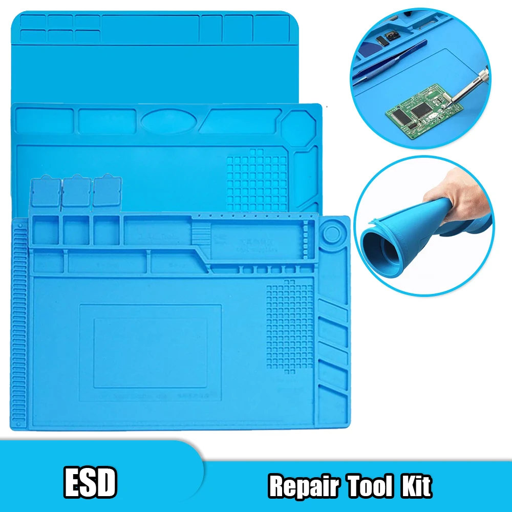 Repair-Pad-ESD-Insulation-Soldering-Mat-Heat-Resistant-Soldering ...