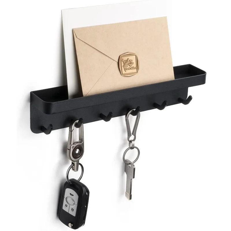 Wall-Keychain-Self-adhesive-Key-Holder-Wall-Mounted-Storage-Bag-with ...