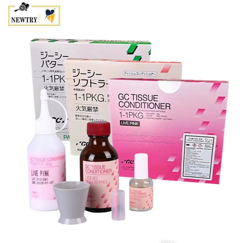 Original GC Denture Reline Material 3 Models Dental Pattern Acrylic ...