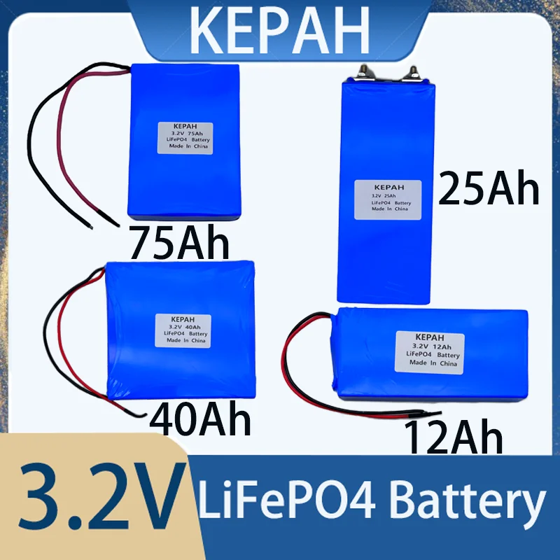 3-2V-Lifepo4-12Ah-25Ah-40Ah-75Ah-Battery-BRAND-NEW-GRADE-A-Rechargeable ...