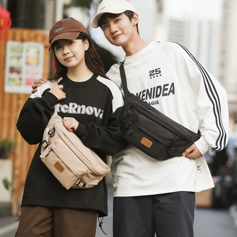 Street-style-Waist-Bags-Ladies-Nylon-Hip-hop-Waist-packs-Large-capacity ...