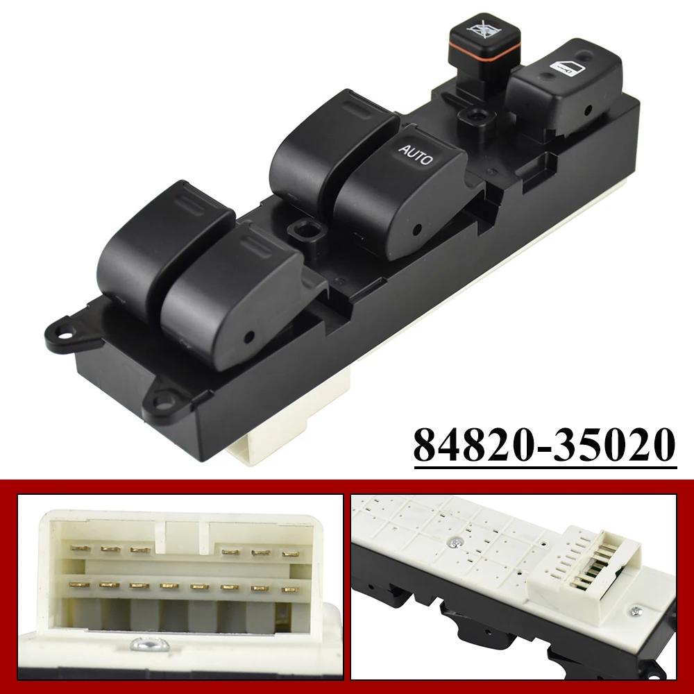 New Front Power Window Switch For Toyota Land Cruiser 80 Series 1990 ...