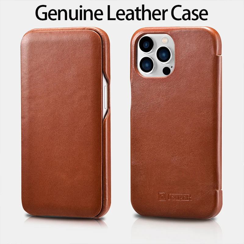 Iphone 13 Pro Max Genuine Leather Case | Iphone 12 Pro Max Genuine ...