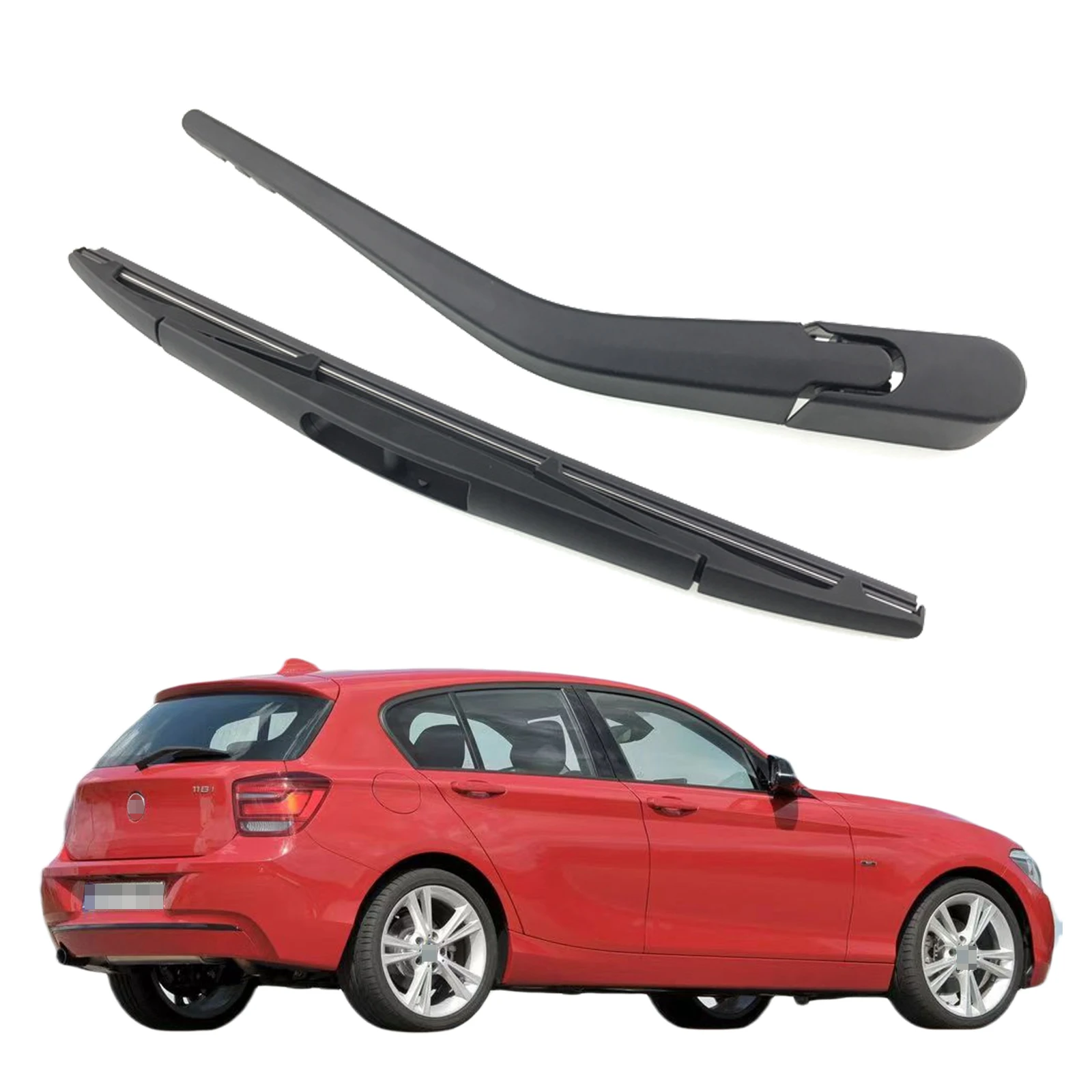 Rear-Windshield-Windscreen-Washer-Wiper-Arm-Blade-Set-For-BMW-1-Series ...