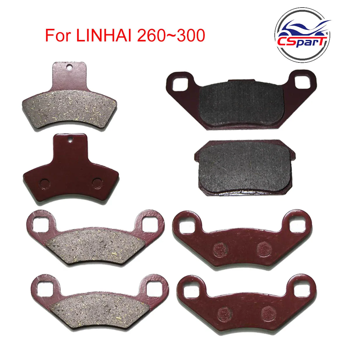 Front-Rear-Brake-Pads-For-LINHAI-260cc-300cc-ATV-UTV-Buggy-4-x-4-22111 ...