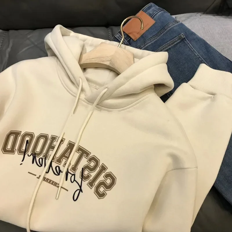 Winter-Fleece-lined-Hooded-Sweatshirt-Jacket-Couple-s-Outfit-Idle-Style ...