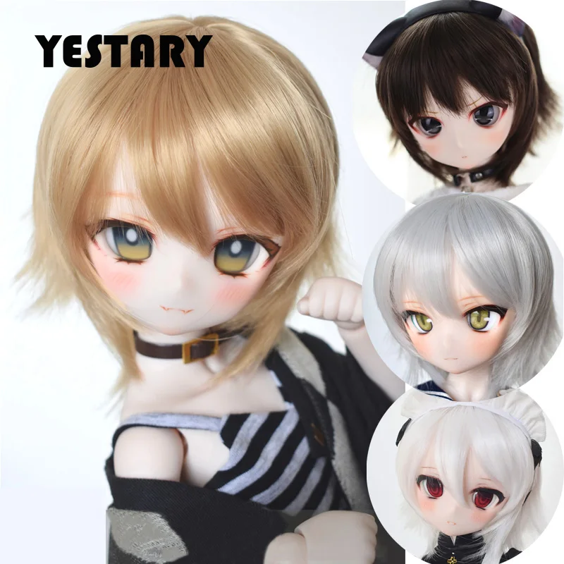 YESTARY-BJD-Doll-Obitsu-Wig-For-1-3-Size-Doll-Accessories-Wig-Tress ...