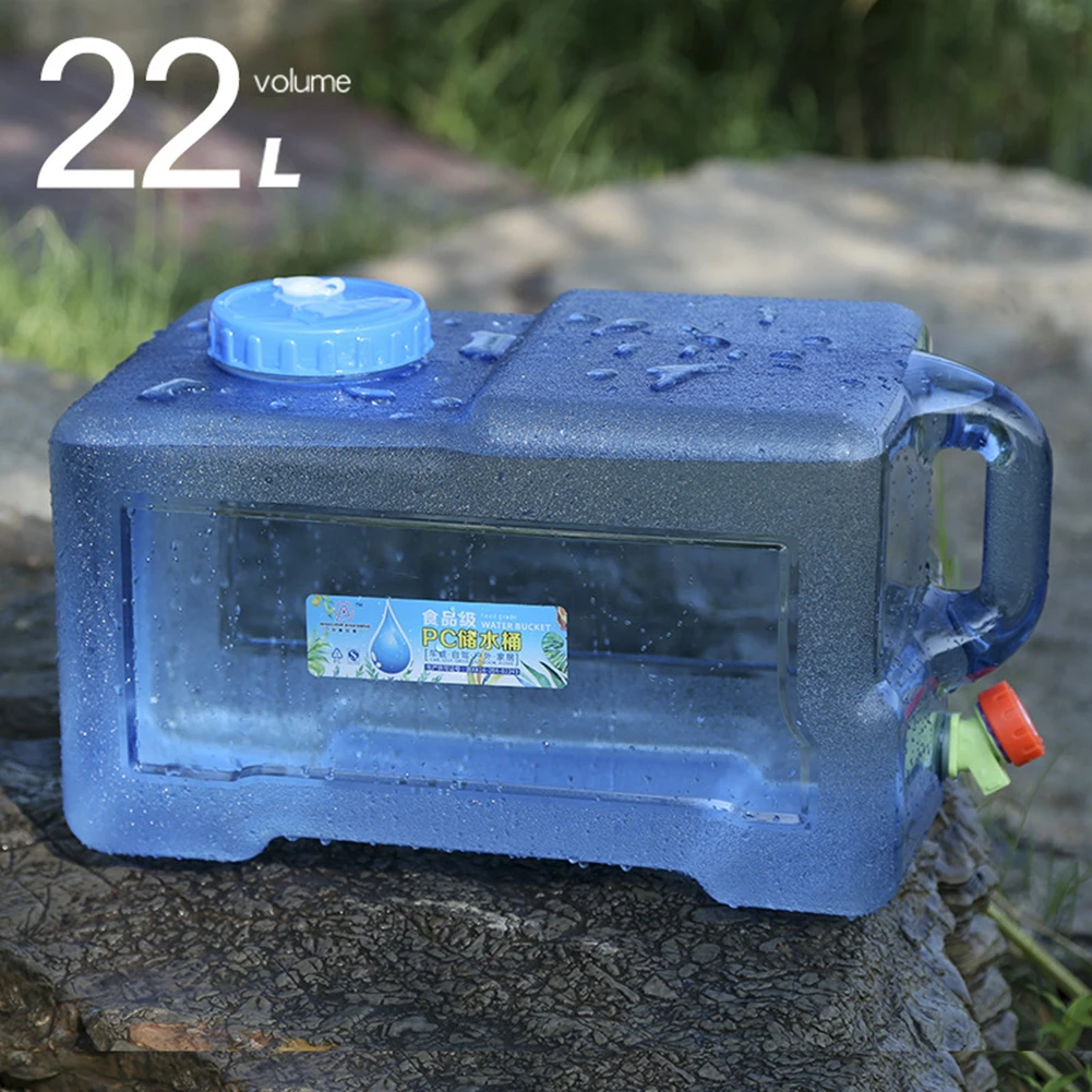 18/20/22L Water Carrier Tank Food Grade Pure Water Canister Large ...