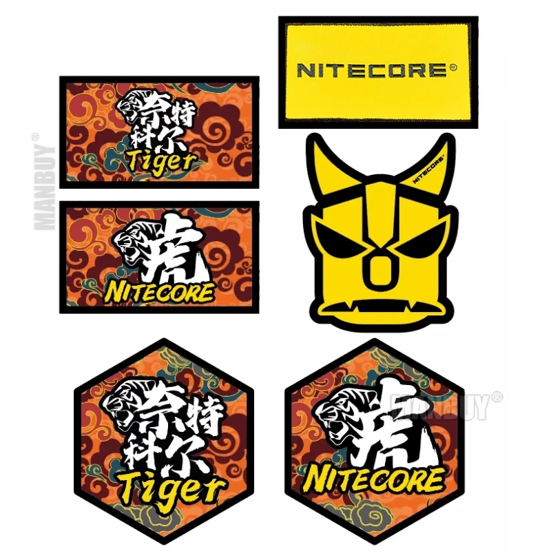 NITECORE-LOGO-Embroidery-Velcr0-Patch-Tactical-Military-Decorative ...