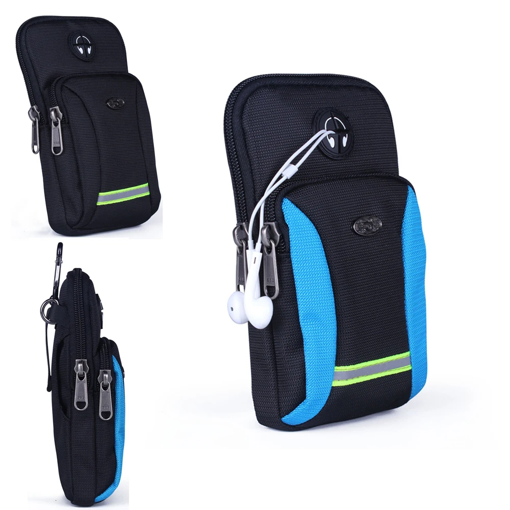 Men-Nylon-Waist-Fanny-Pack-Arm-Band-Hook-Bag-Waterproof-Purse-Male ...