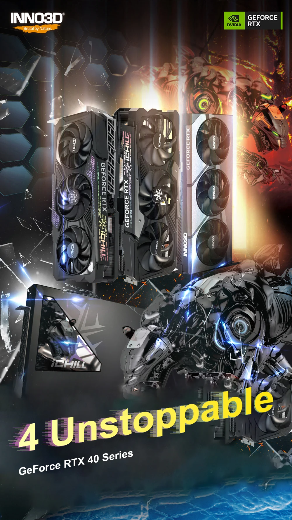 Inno3d New Rtx 4090 Rtx4090 Graphics Card Gddr6x Nvidia Gpu 4nm 24gb 384bit 12pin Graphics Card ...