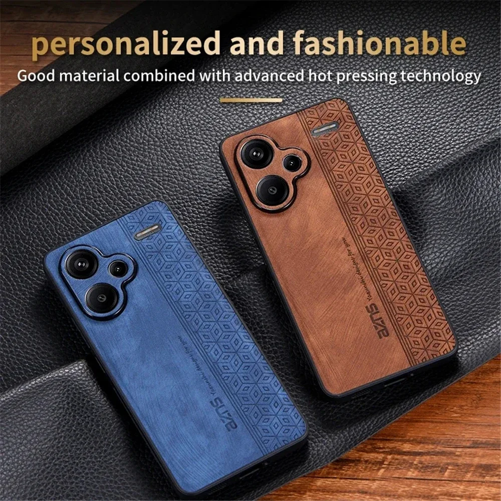 Luxury-Business-Style-Leather-Phone-Case-For-Xiaomi-Redmi-Note-13-12-11 ...