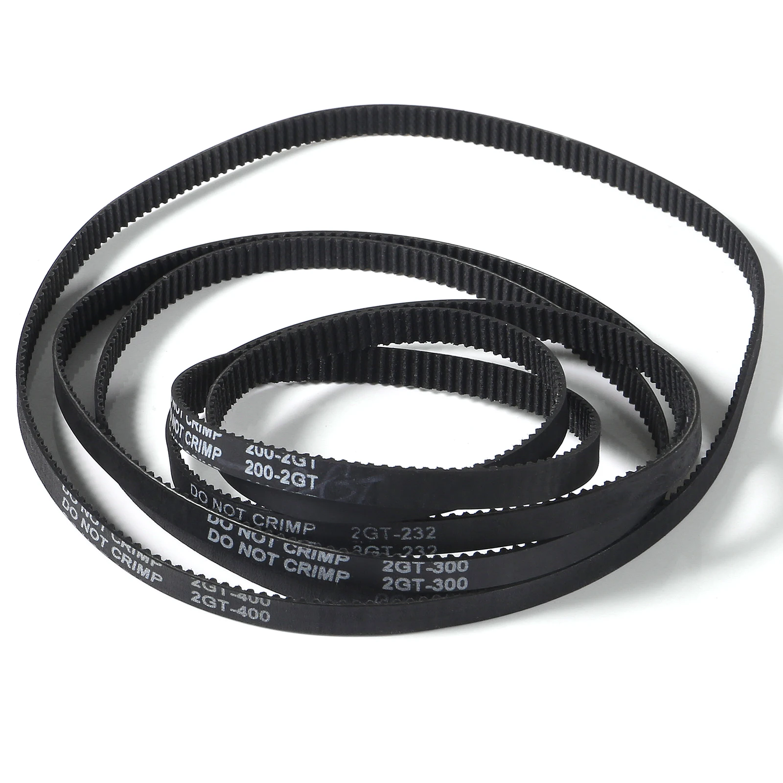 GT2 Closed Loop Timing Belt 2GT-6mm Transmission Belt 100mm 122mm 200mm ...