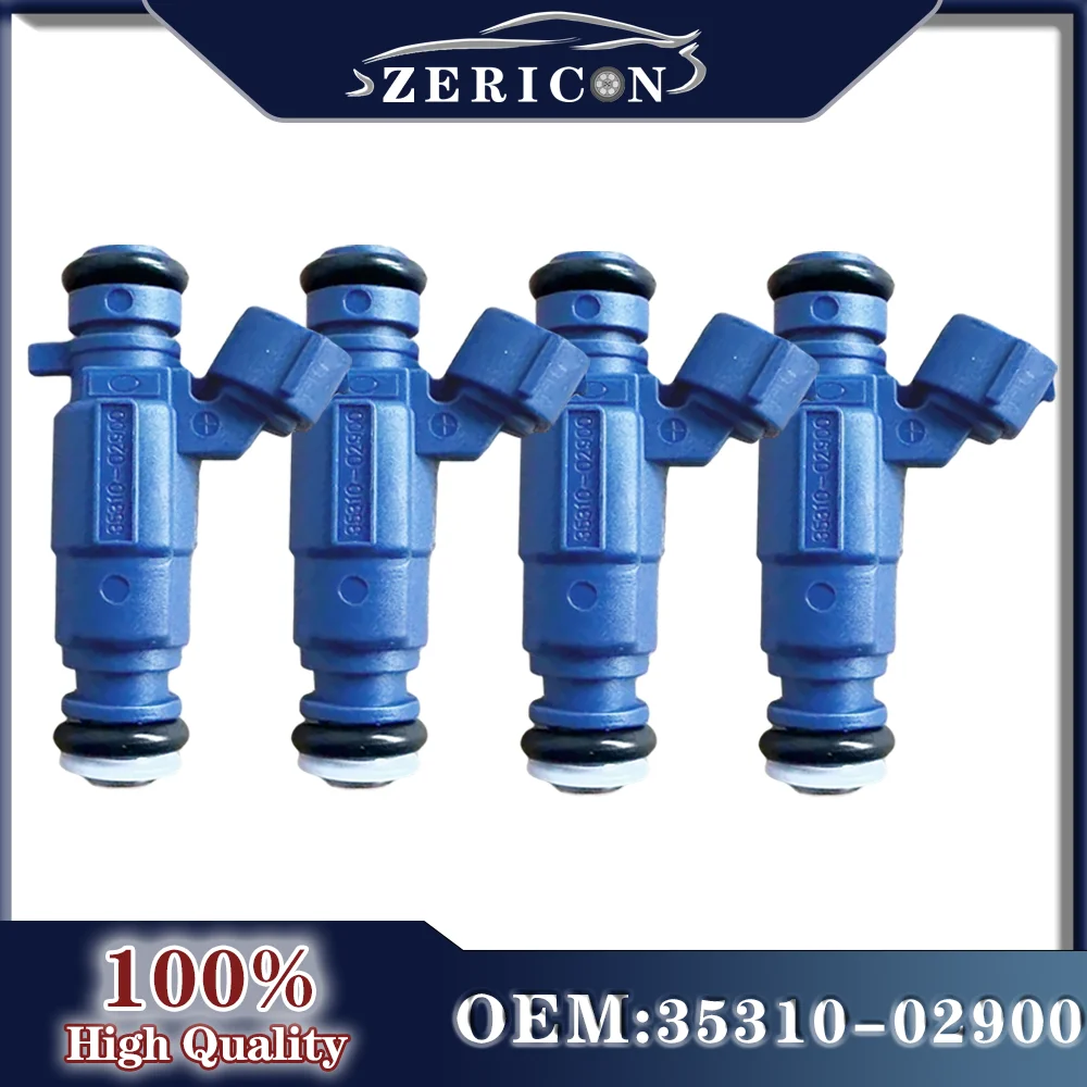4Pcs 35310-02900 Fuel Injector Nozzle Brand New For Hyundai Atos MX i10 ...