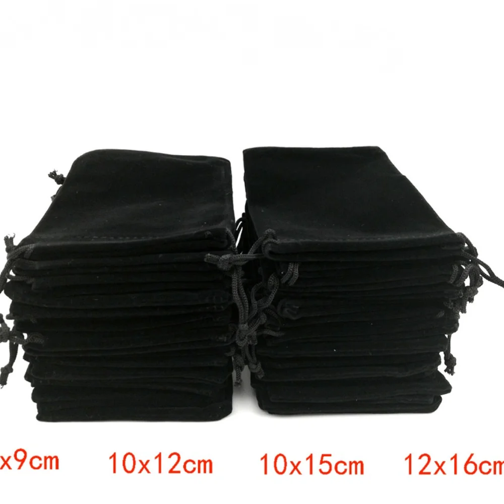 1Pcs-lot-7x9cm-10x12cm-10x15cm-12x16cm-Black-Velvet-Bag-Pouch ...