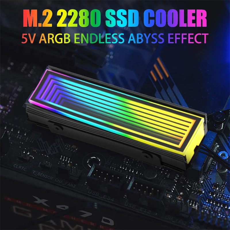 5V-3Pin-ARGB-Sync-Computer-2280-SSD-M2-Radiator-PC-RGB-M-2-Nvme-Cooler ...