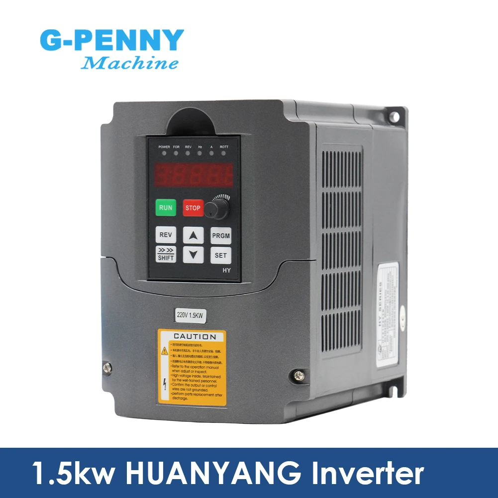 Cnc Spindle Motor Speed Control 220v 380v 1.5kw Vfd Variable Frequency ...