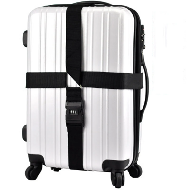 cipher lock Travel Belt Trolley Seat Belt Luggage Packing Box Cross ...