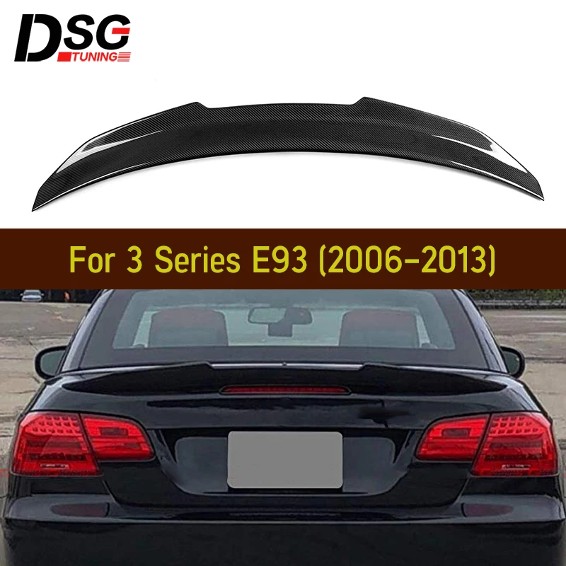 Real-Carbon-Fiber-Rear-Trunk-Spoilers-Tail-Wings-for-BMW-E93 ...