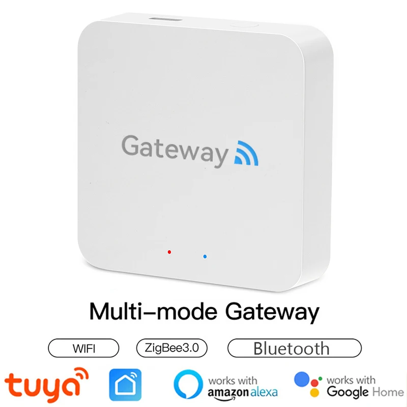 Tuya ZigBee Multi-mode Gateway Hub Smart Home WiFi Bridge Bluetooth Mesh Smart Life Remote ...