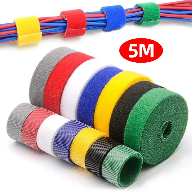 5M-Reusable-USB-Cable-Winder-Cable-Organizer-Ties-Mouse-Wire-Earphone ...