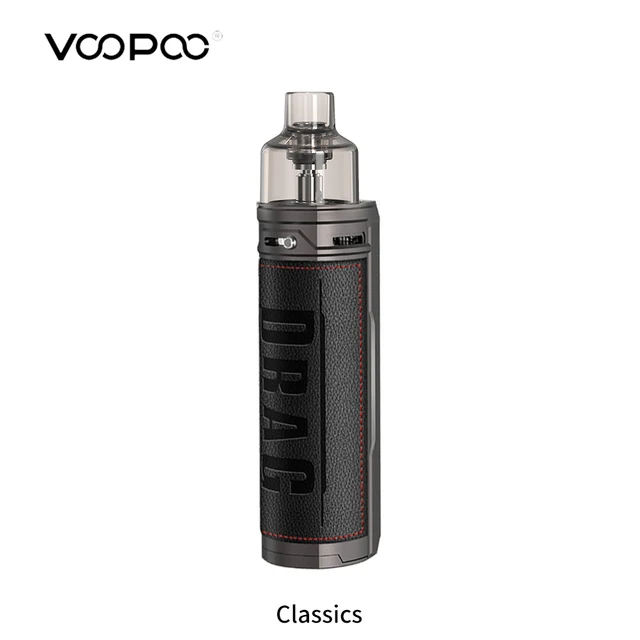 Original VOOPOO Drag X Mod Pod Kit 80W NO 18650 Battery 4.5ML PnP Pod ...