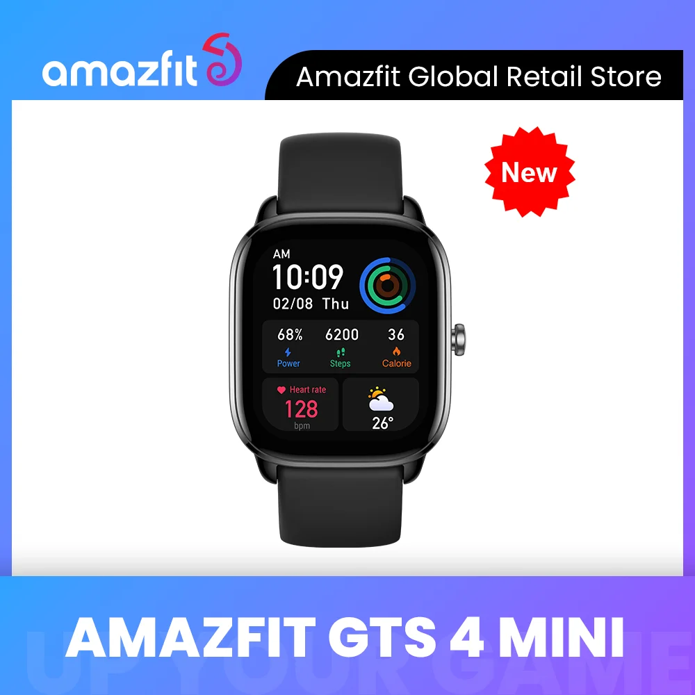 [World premiere] amazfit gts 4 mini smartwatch 120 + modos de esportes ...