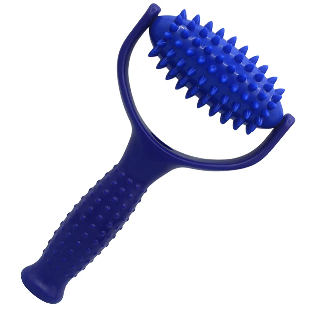 Spiked-Massage-Ball-Roller-Stick-Yoga-Blue-Home-Massager-Neck-Scroll ...