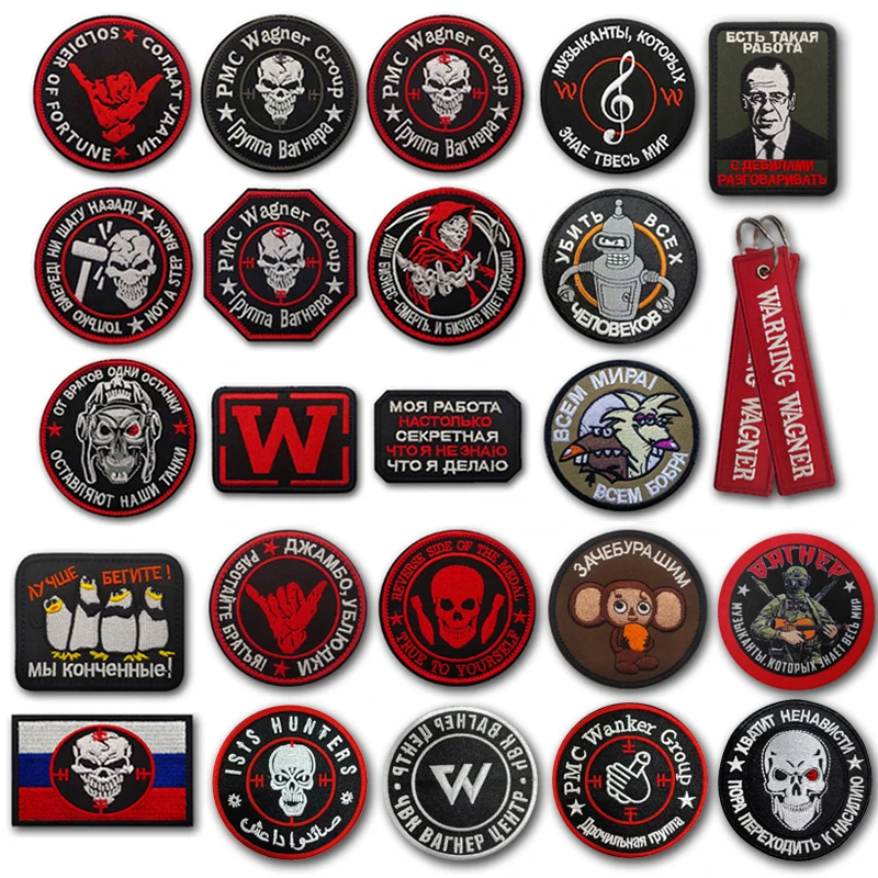 Russo PMC Wagner Grupo Militar de alta qualidade patch Bordado Do ...
